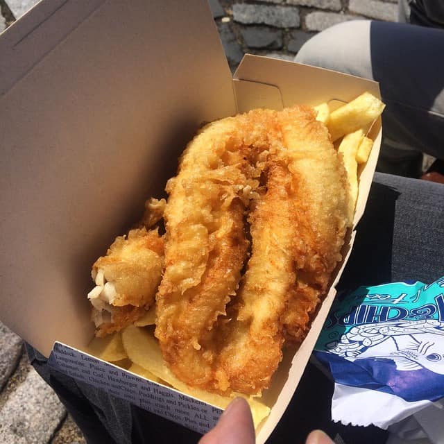 Anstruther fish and chips - Love from Scotland